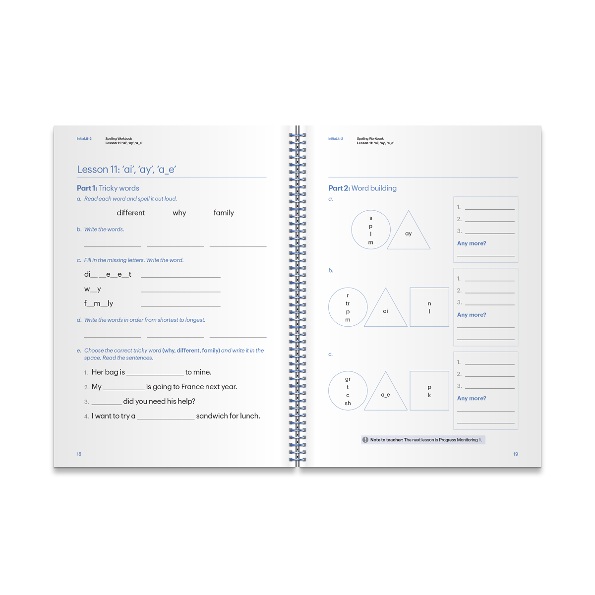 InitiaLit–2 Spelling Workbooks (Pack) - MultiLit