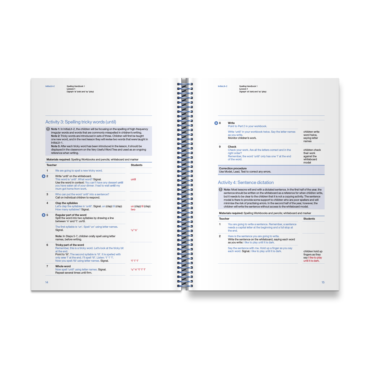 InitiaLit–2 Spelling Handbook 1 - MultiLit