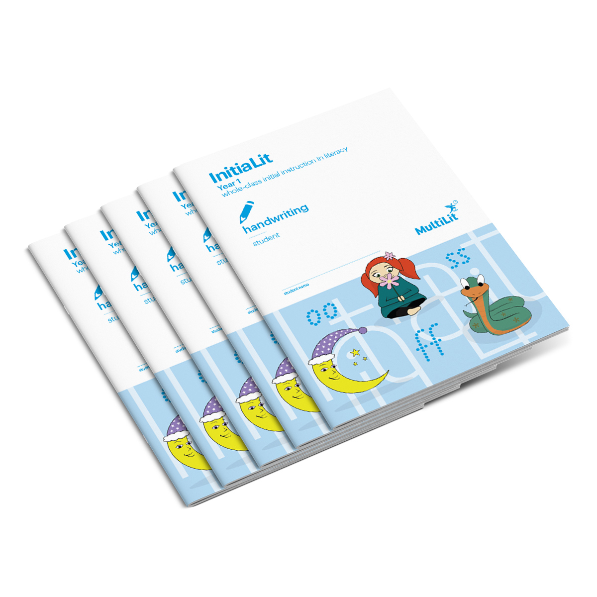 InitiaLit–1 Handwriting Workbook – NSW font (Pack) - MultiLit