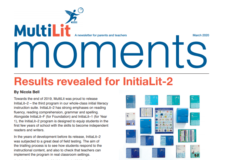 MultiLit Moments March 2020 - MultiLit